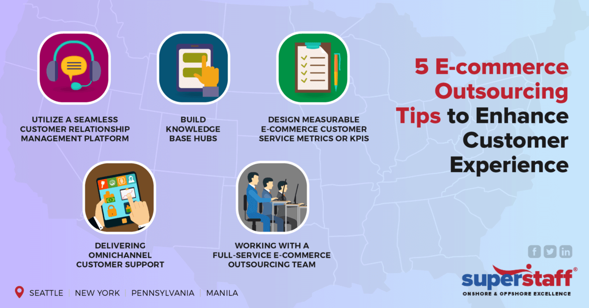 5 Vital E-Commerce Outsourcing Tips to Enhance CX 5 Vital E-Commerce Outsourcing Tips to Enhance CX