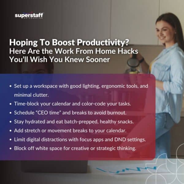 32 Work From Home Hacks To Boost Productivity